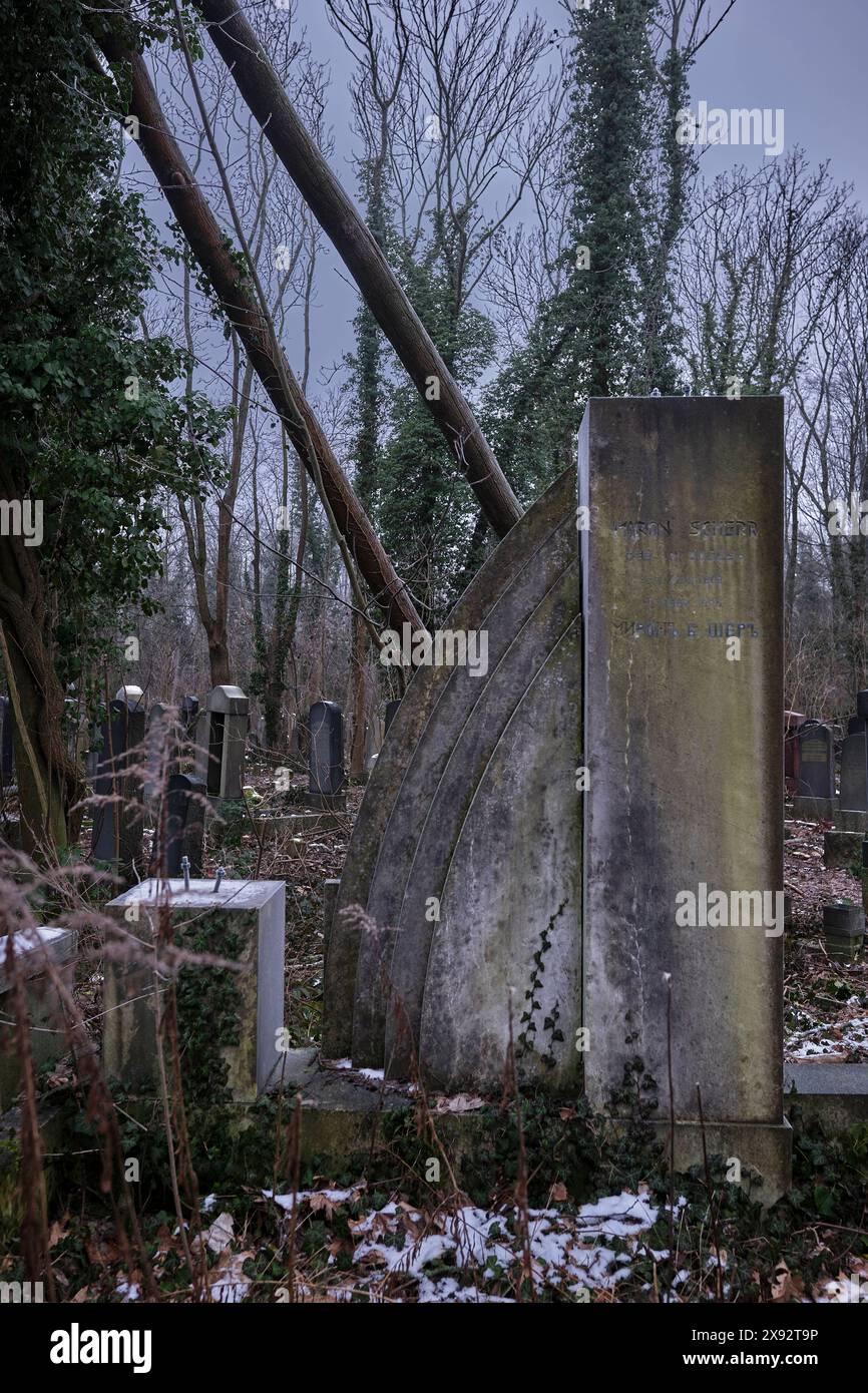 Jüdischer Friedhof Weißensee Deutschland, Berlin, 11.01. 2024 ...