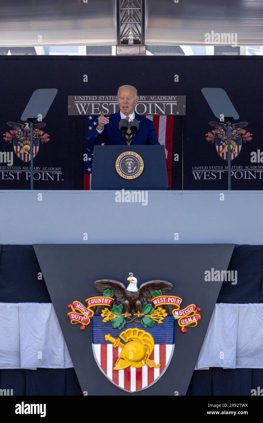 West Point, United States. 25 May, 2024. U.S President Joe Biden ...