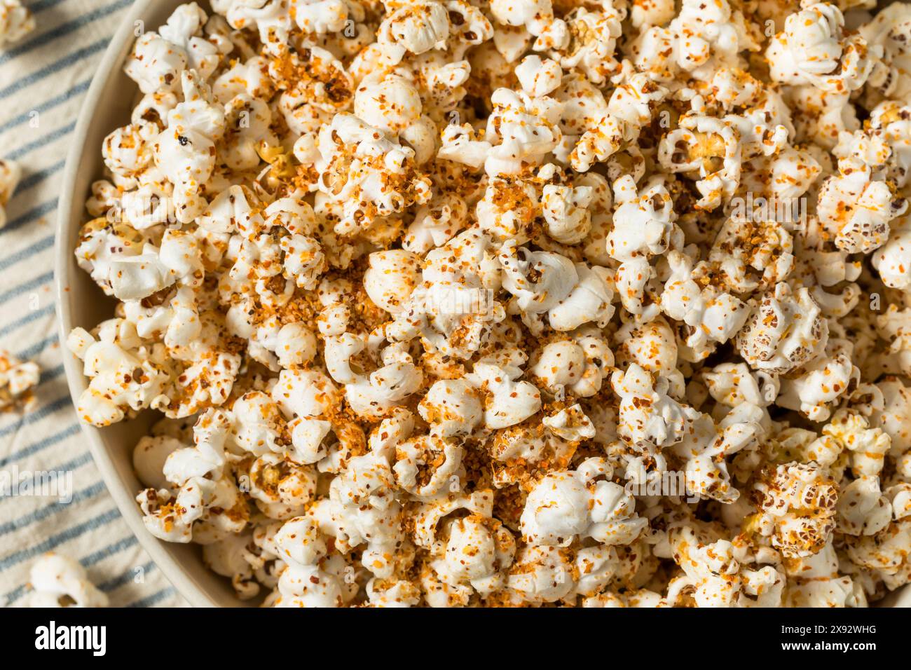 Homemade Spicy Taijin Popcorn with Salted Butter Stock Photo - Alamy