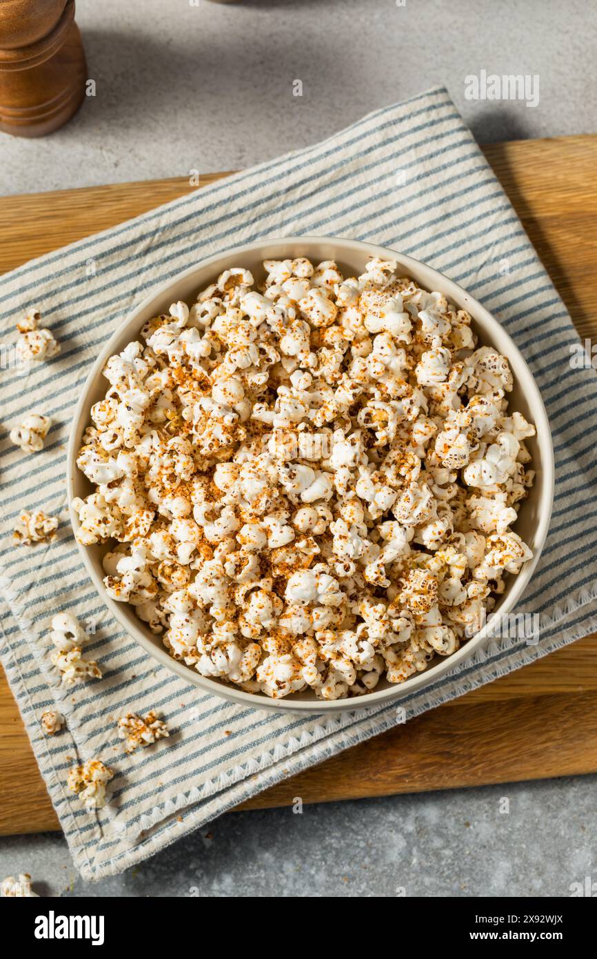 Homemade Spicy Taijin Popcorn with Salted Butter Stock Photo - Alamy