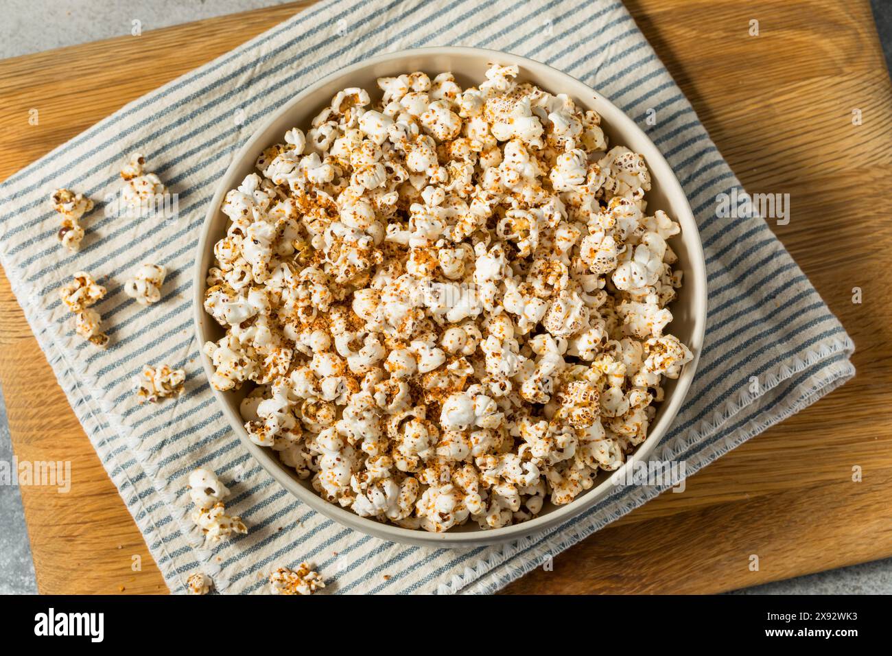 Homemade Spicy Taijin Popcorn with Salted Butter Stock Photo - Alamy