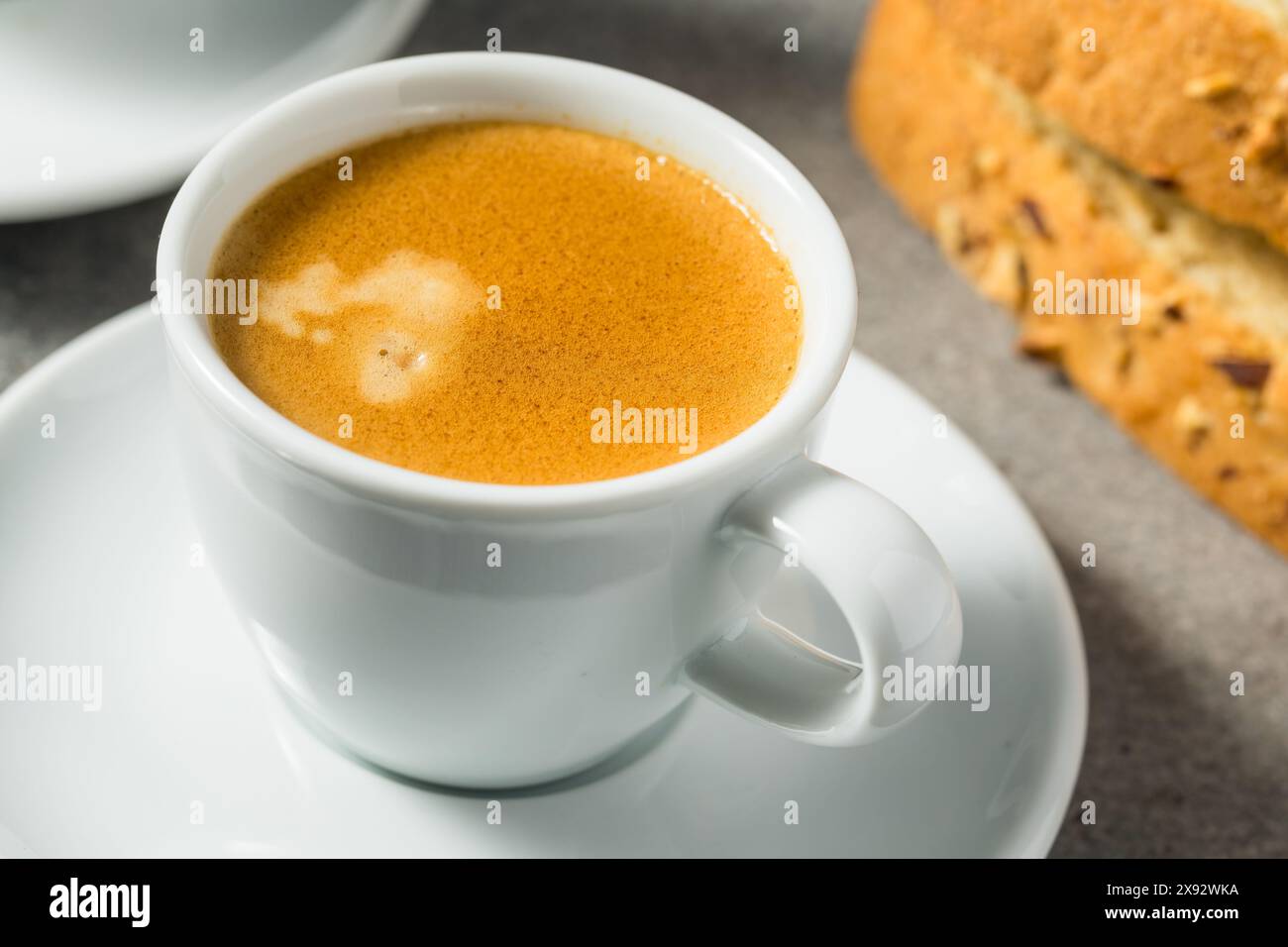 Cup hot espresso coffee hi-res stock photography and images - Alamy