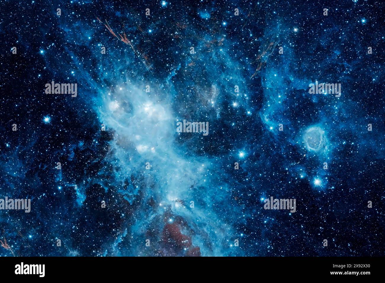 Beautiful blue space. Elements of this image furnished by NASA Stock ...