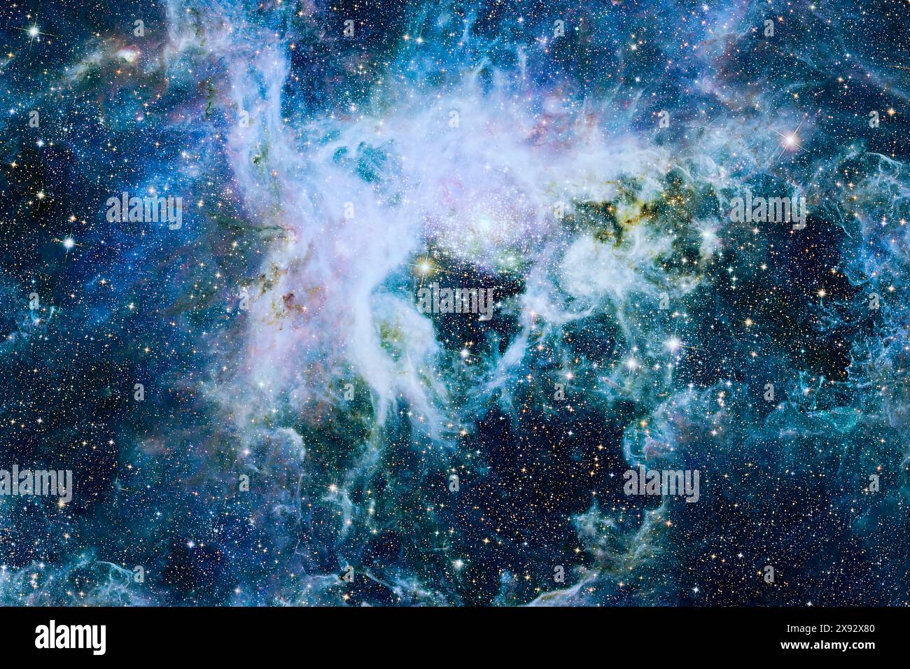 Beautiful blue space. Elements of this image furnished by NASA Stock ...