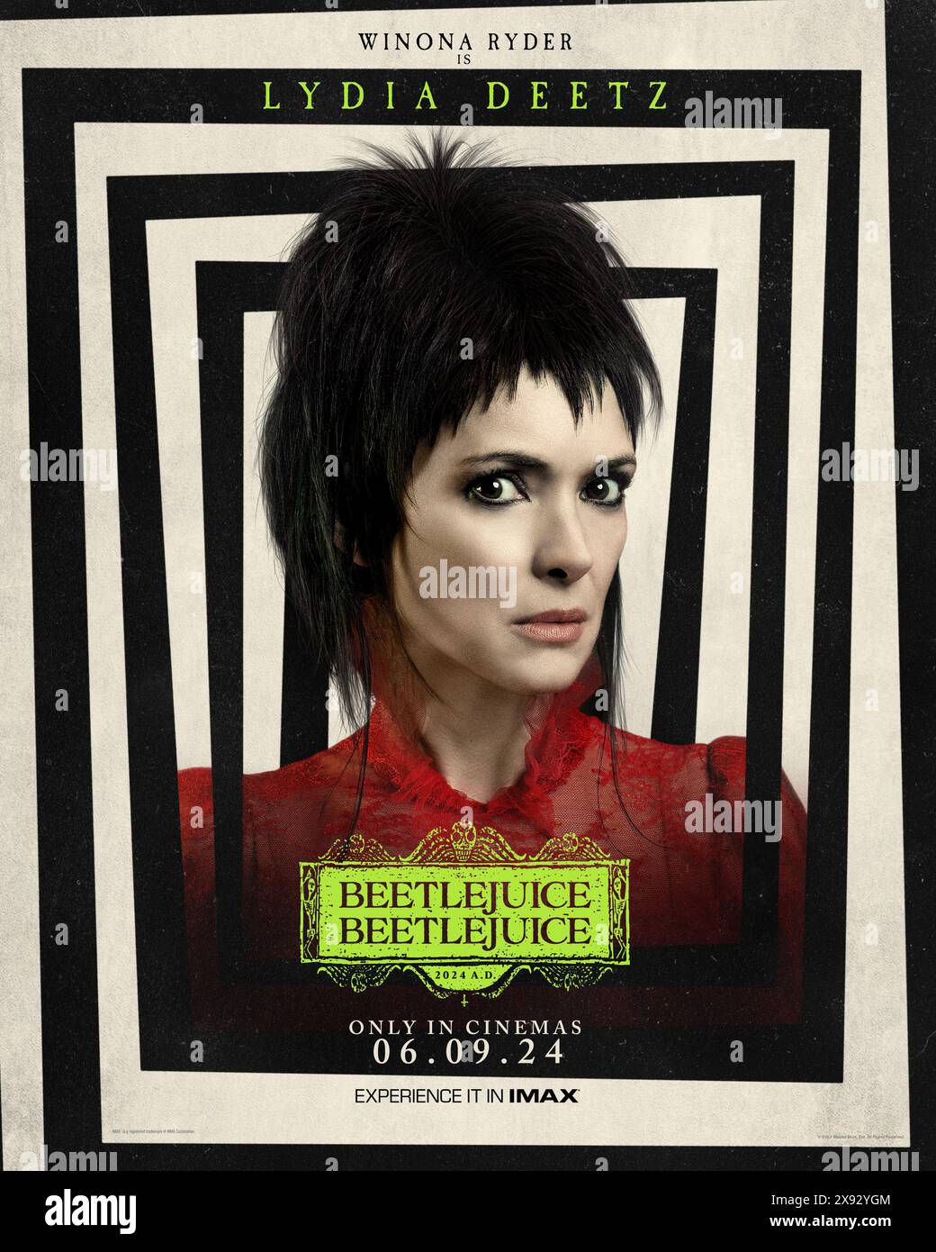 RELEASE DATE: September 6, 2024.TITLE: Beetlejuice Beetlejuice. STUDIO ...