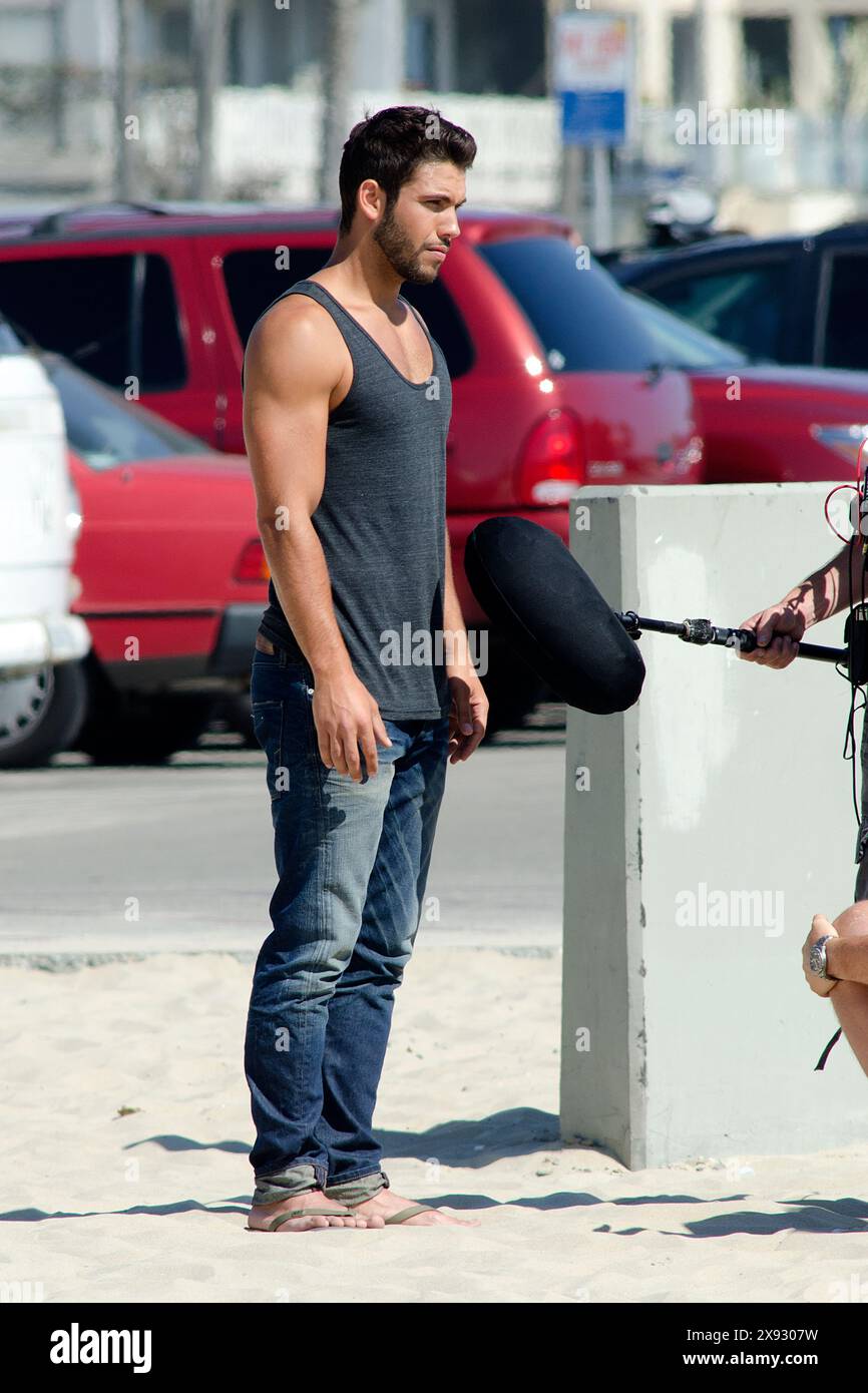 Cast du tele realite Hollywood Girls a Venice,California Stock Photo ...