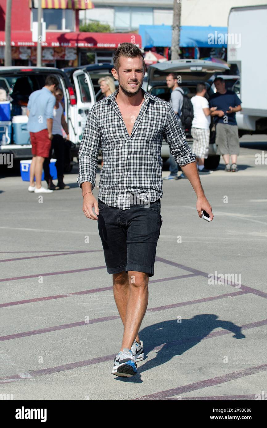 Cast du tele realite Hollywood Girls a Venice,California Stock Photo ...