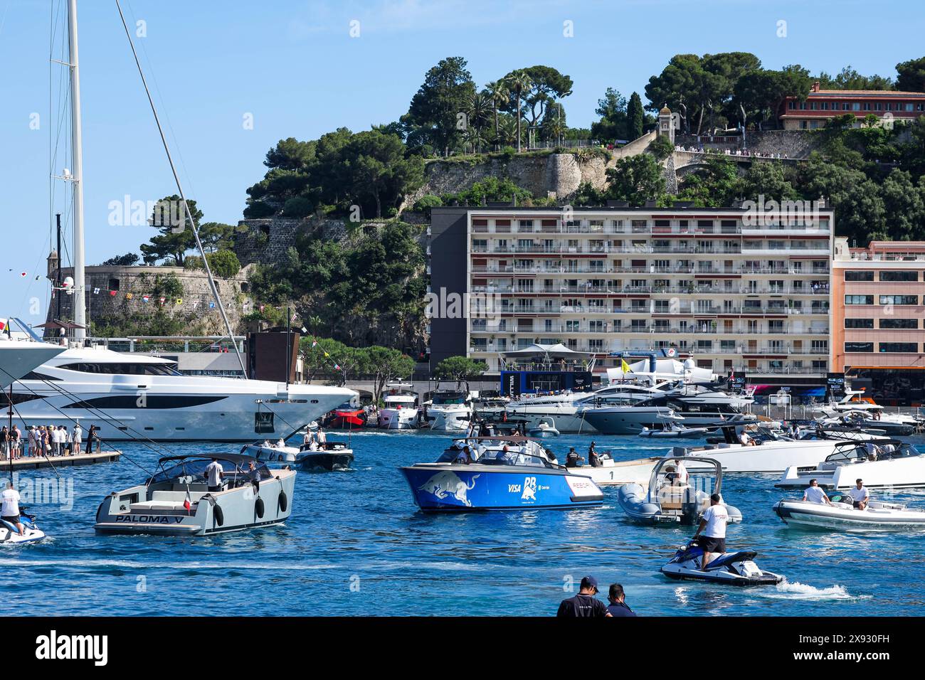 Visa Cash App RB F1 Team boat in the port during the Formula 1 Grand ...