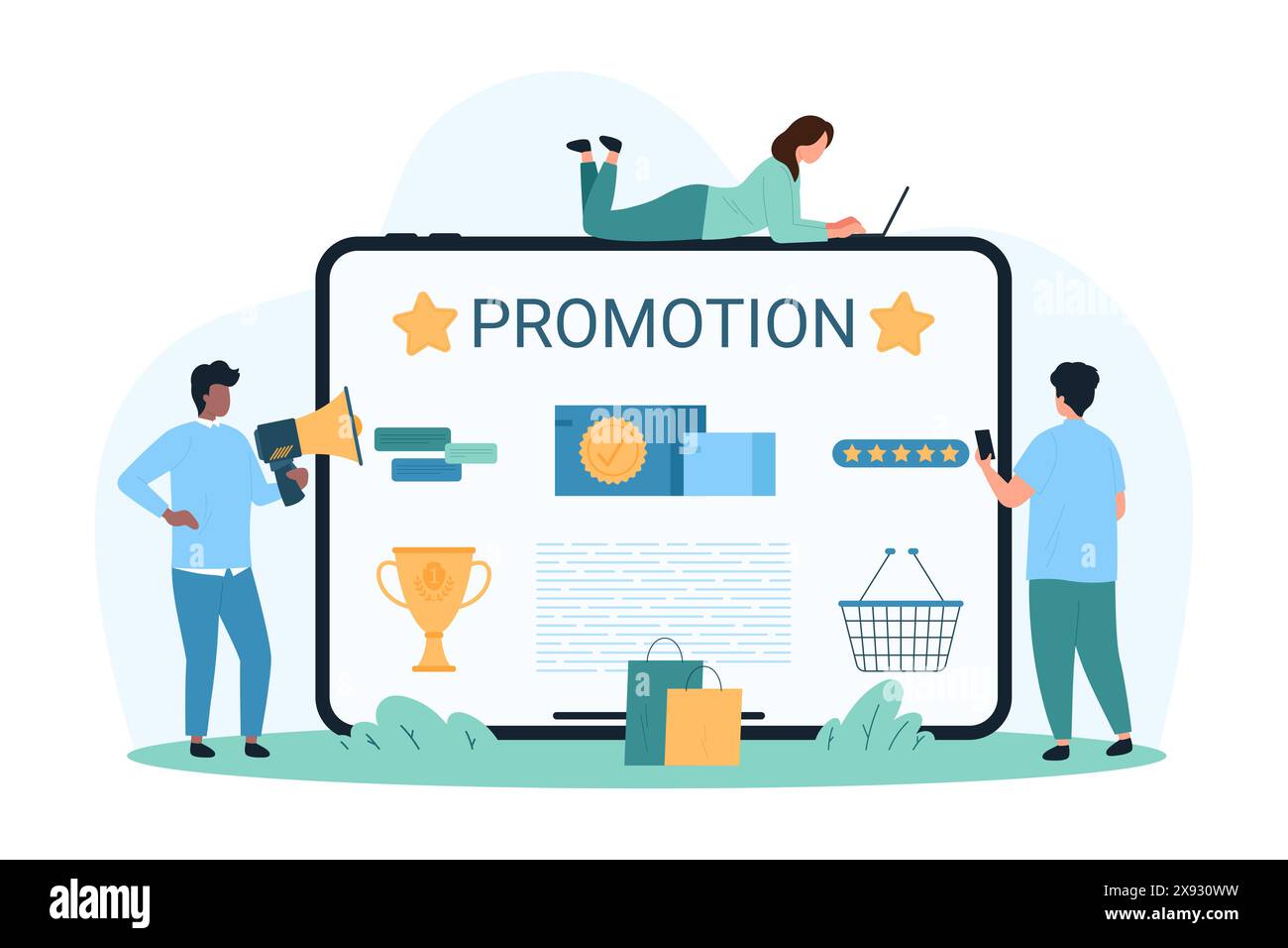 Personalized business product advertising for user, digital marketing ...