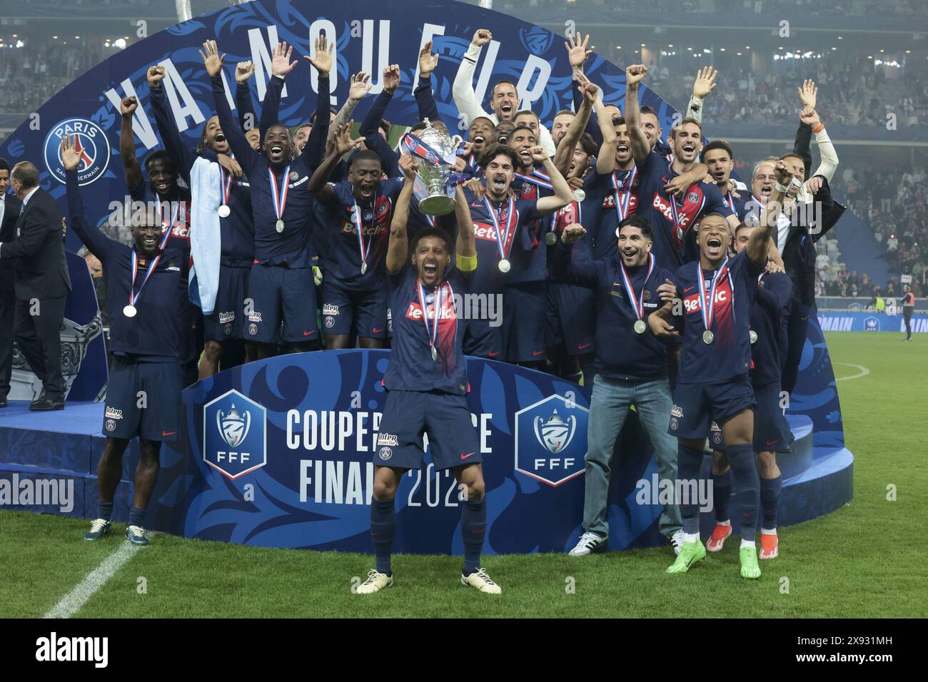 Kylian mbappe france captain hi-res stock photography and images - Alamy