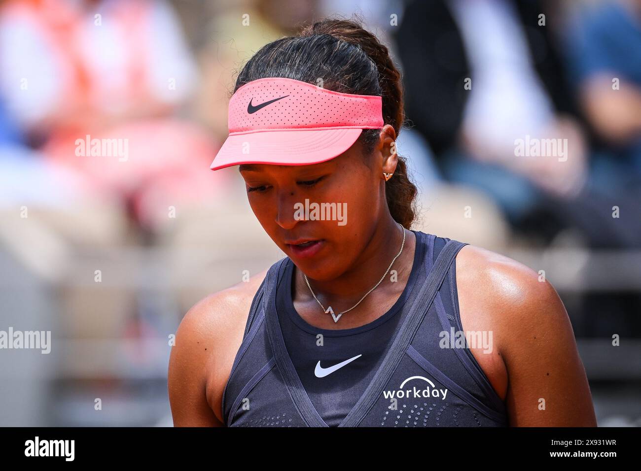 Naomi OSAKA of Japan during the first day of Roland-Garros 2024, ATP ...