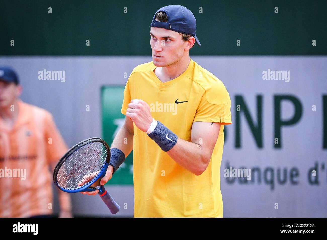 Jack DRAPER of Great Britain celebrates his point during the first day ...