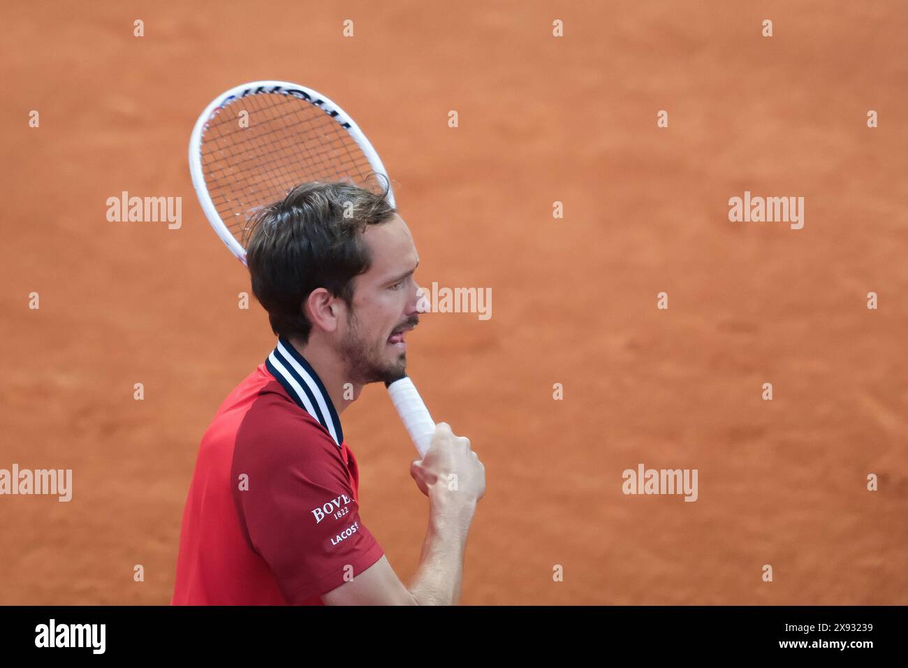 Daniil Medvedev against Matteo Arnaldi in the Men's Singles Round of 64 match during Day Five of ...