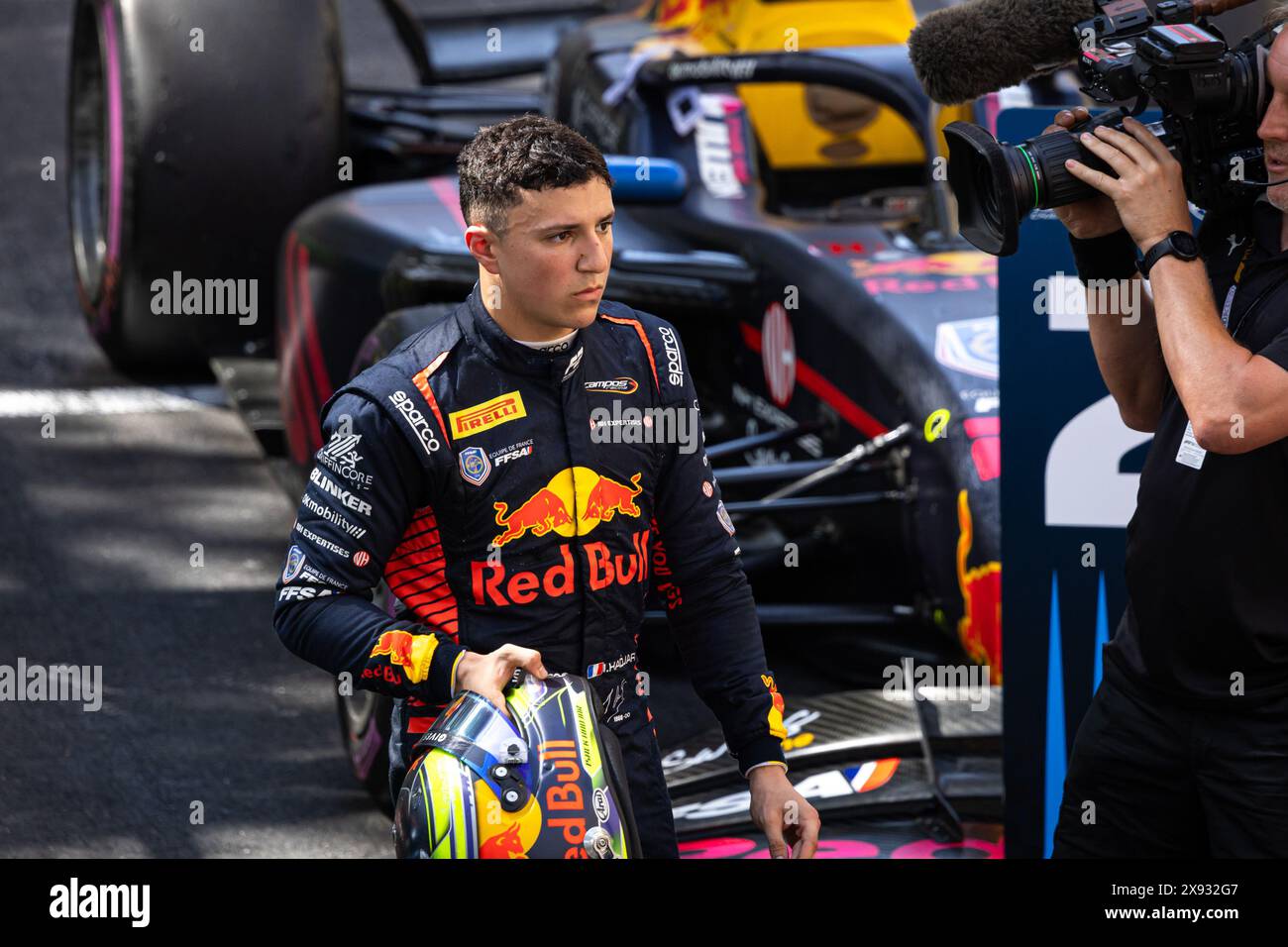 HADJAR Isack (fra), Campos Racing, Dallara F2 2024, portrait during the ...