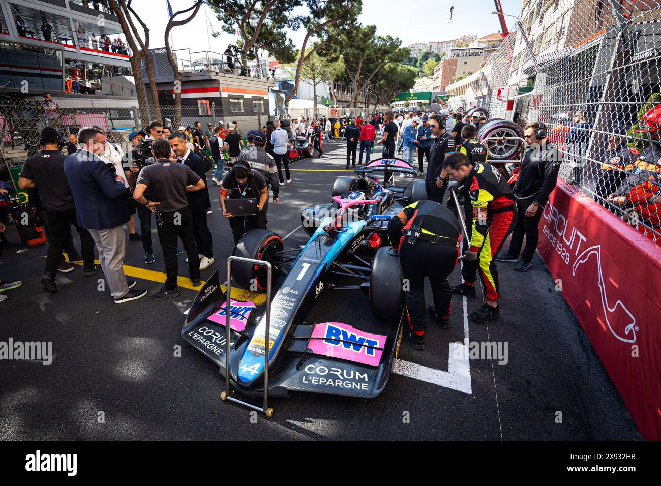 01 MARTINS Victor (fra), ART Grand Prix, Dallara F2 2024, action ...