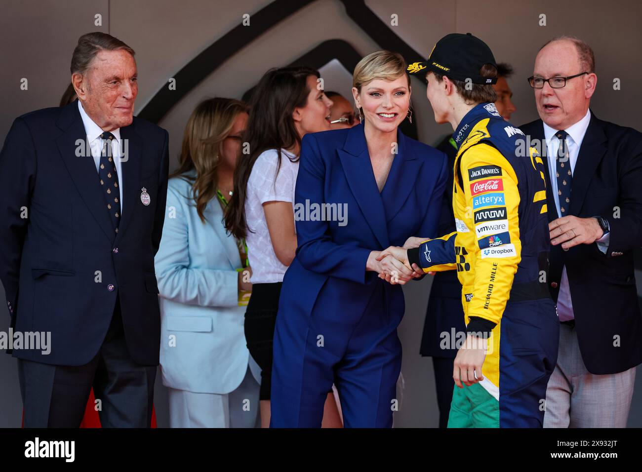 Princess of Monaco Charlene Lynette, PIASTRI Oscar (aus), McLaren F1 ...