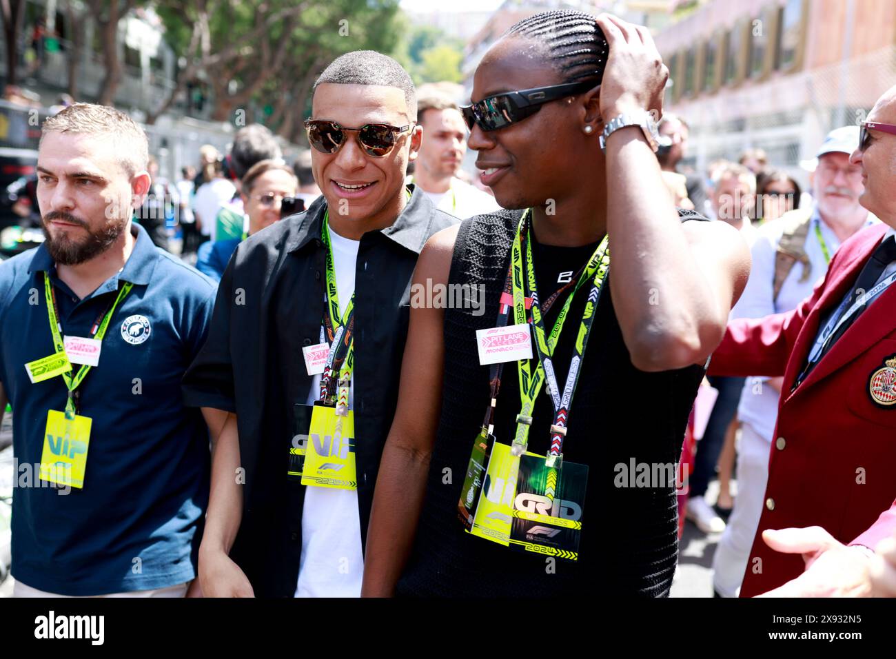 Kylian MBAPPE (fra), French football player, starting grid during the ...