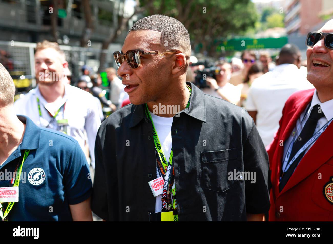 Kylian MBAPPE (fra), French football player, starting grid during the ...