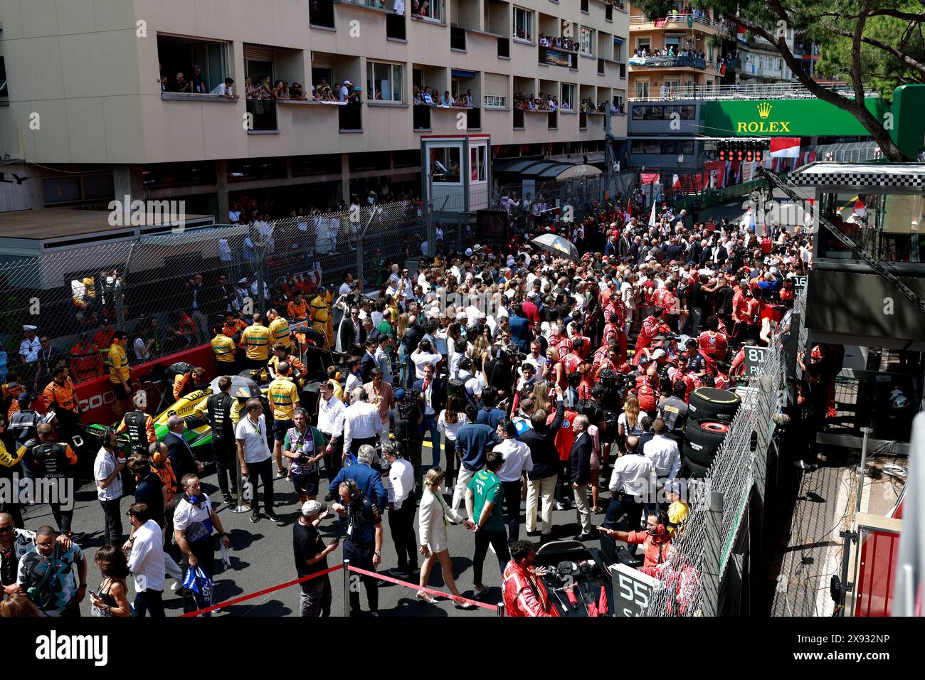 starting grid, illustration during the Formula 1 Grand Prix de Monaco ...