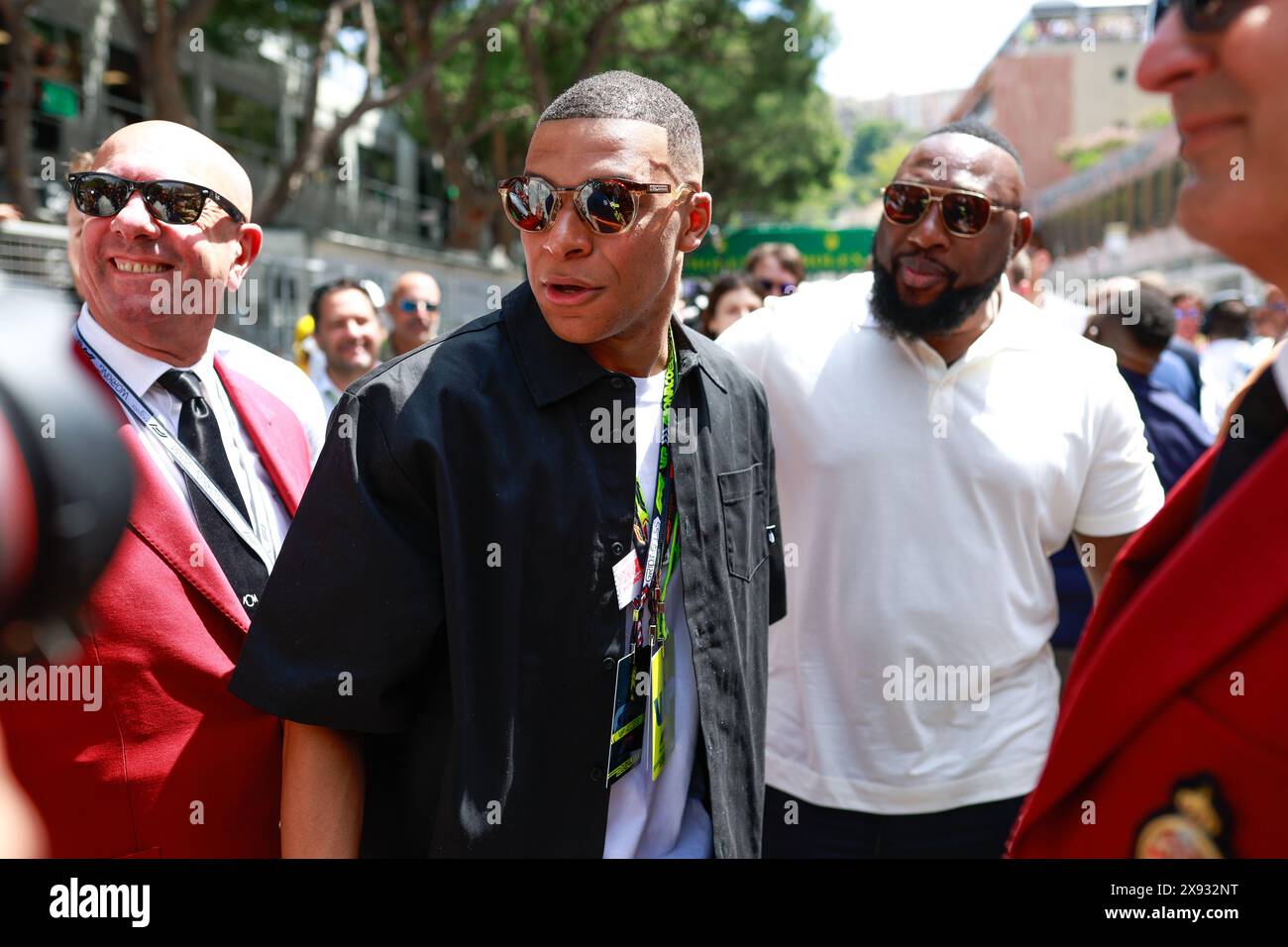 Kylian MBAPPE (fra), French football player, starting grid during the ...
