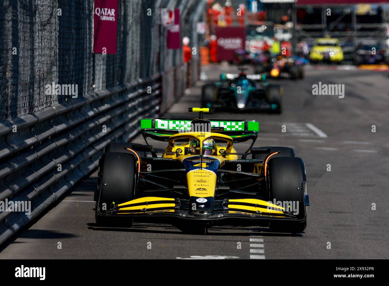 04 NORRIS Lando (gbr), McLaren F1 Team MCL38, action during the Formula 1 Grand Prix de Monaco ...
