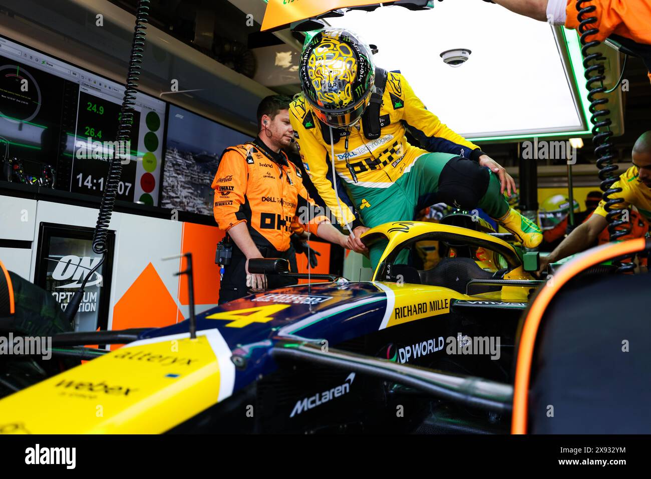 NORRIS Lando (gbr), McLaren F1 Team MCL38, portrait during the Formula 1 Grand Prix de Monaco ...