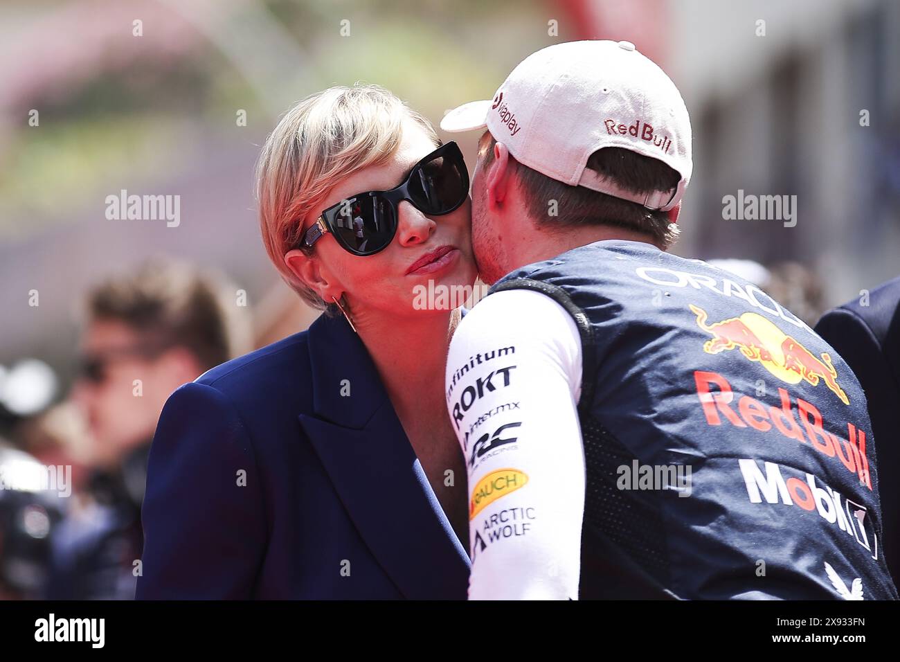 Princess of Monaco Charlene Lynette and VERSTAPPEN Max (ned), Red Bull ...