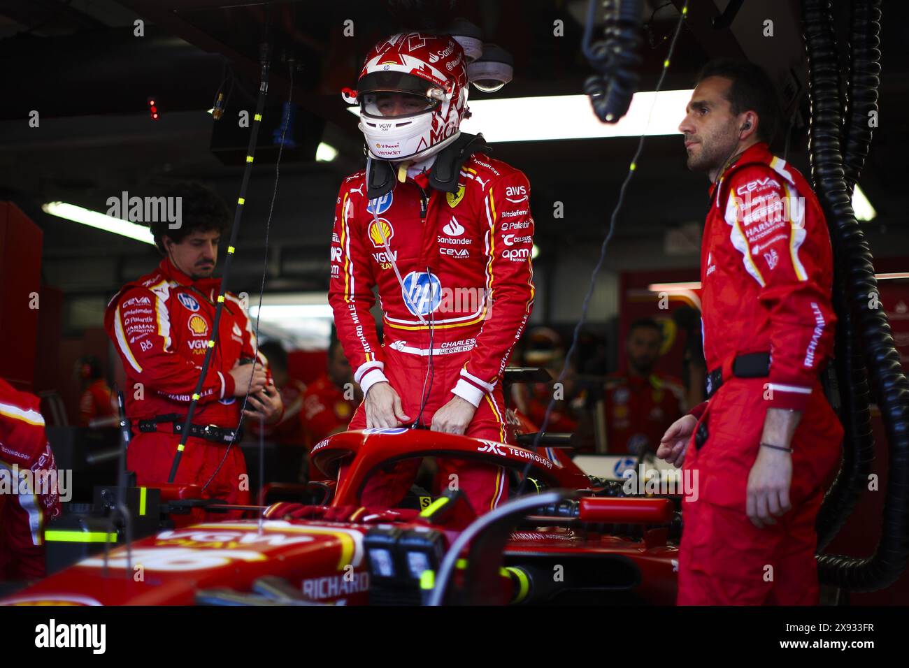 LECLERC Charles (mco), Scuderia Ferrari SF-24, portrait during the ...