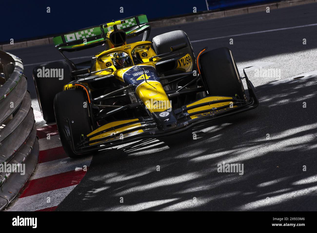 04 NORRIS Lando (gbr), McLaren F1 Team MCL38, action during the Formula 1 Grand Prix de Monaco ...