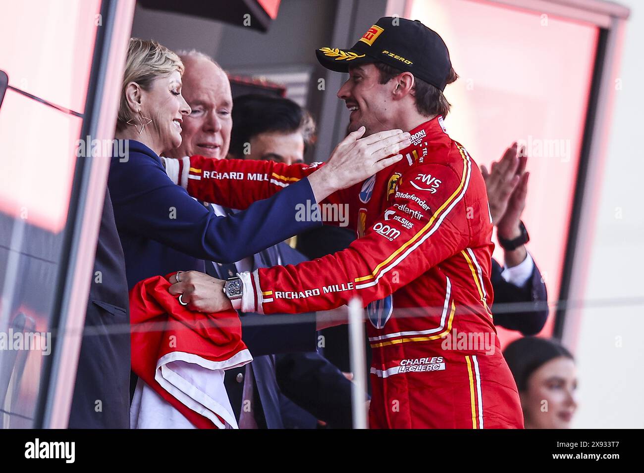 LECLERC Charles (mco), Scuderia Ferrari SF-24, portrait and Princess of ...