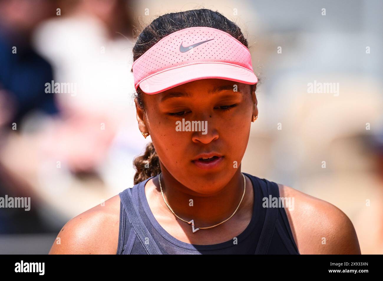 Naomi OSAKA of Japan during the first day of Roland-Garros 2024, ATP ...