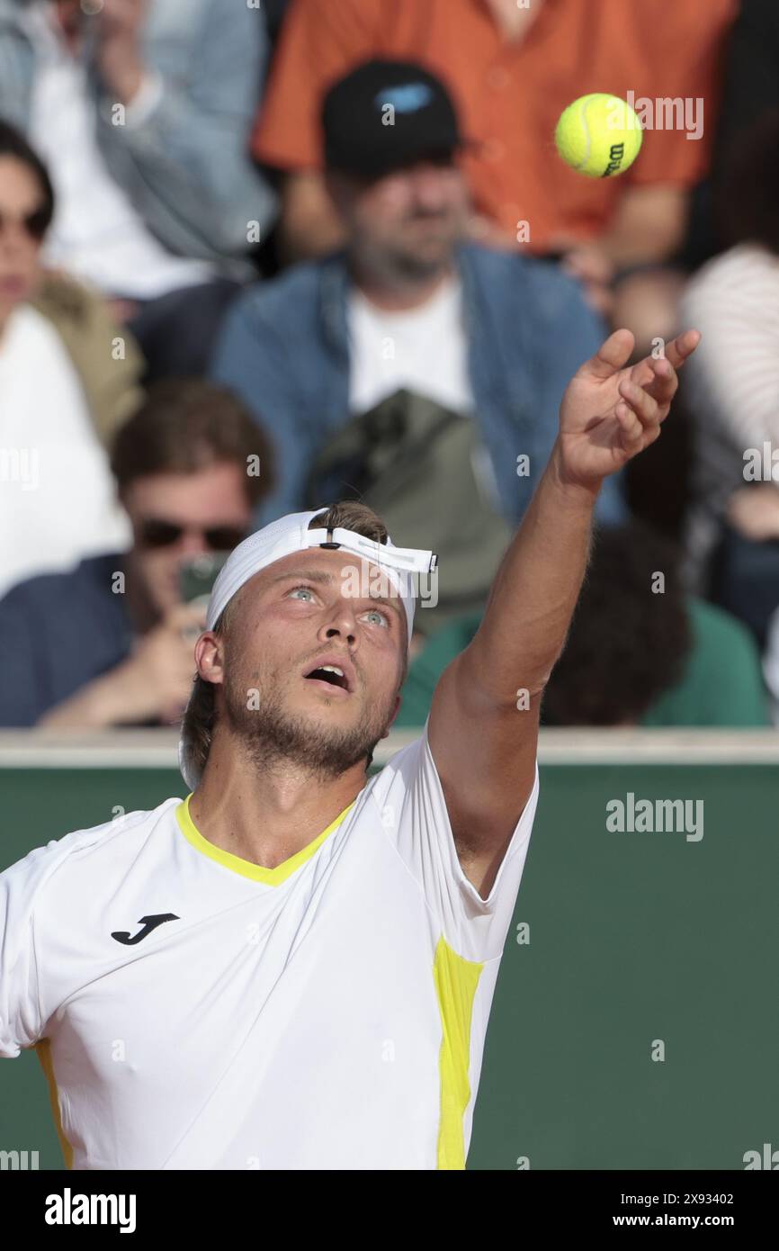 Alexandre Muller of France during day 1 of the 2024 French Open, Roland ...