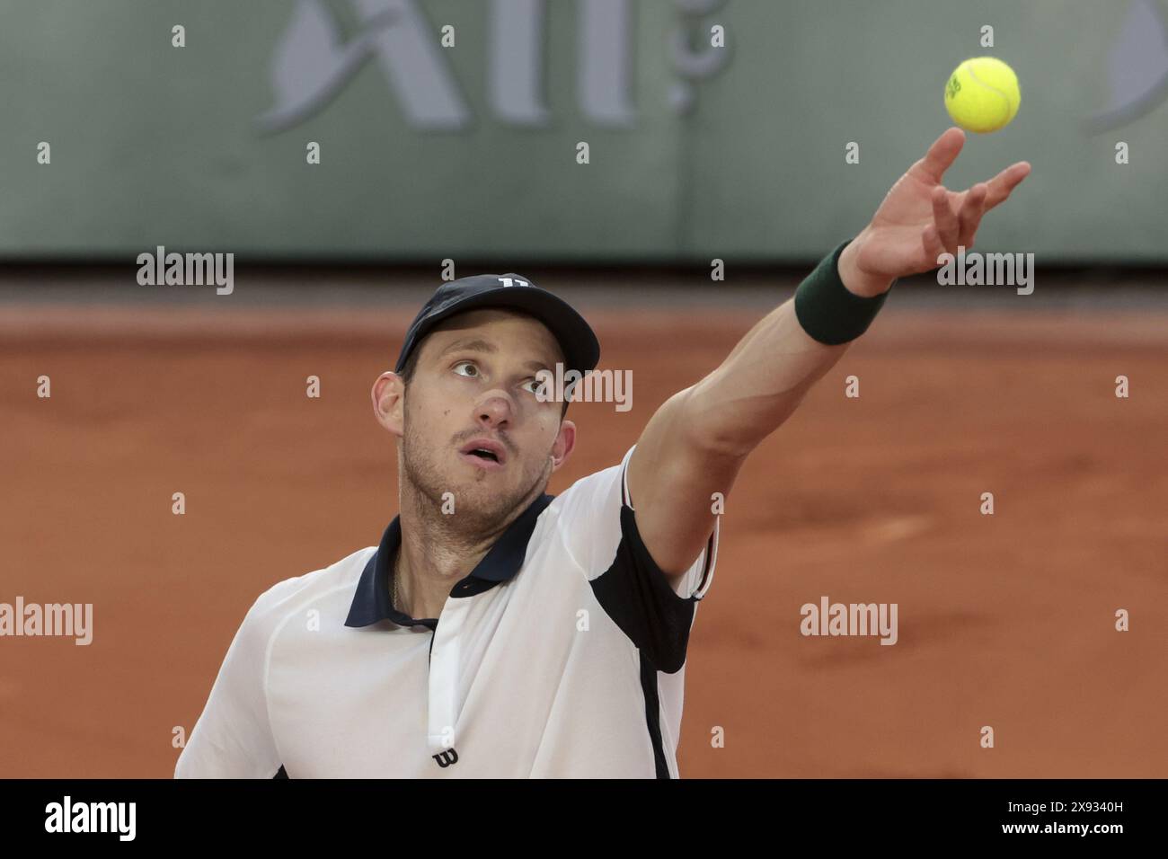 Nicolas Jarry of Chile during day 1 of the 2024 French Open, Roland ...