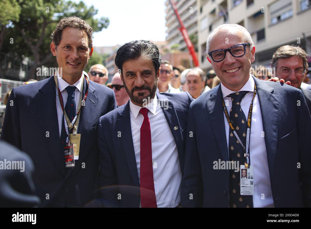 ELKANN John (ita), Ferrari President, portrait and BEN SULAYEM Mohammed ...