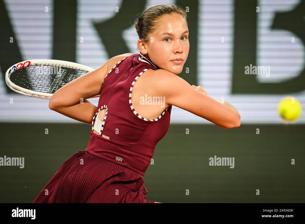 Erika ANDREEVA of Russia during the third day of Roland-Garros 2024 ...