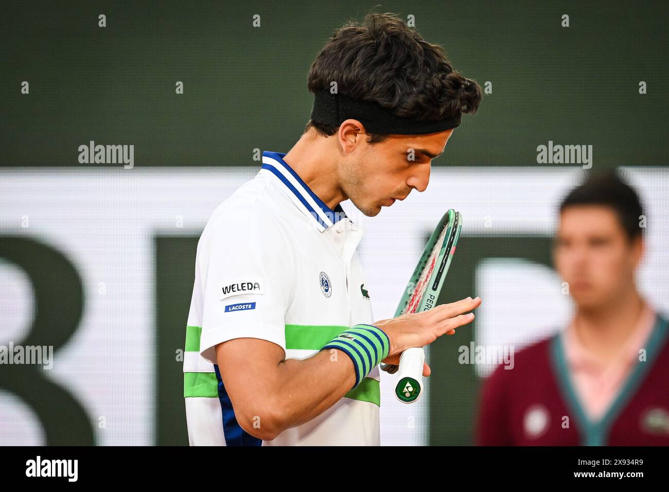 Pierre-Hugues HERBERT of France during the third day of Roland-Garros ...