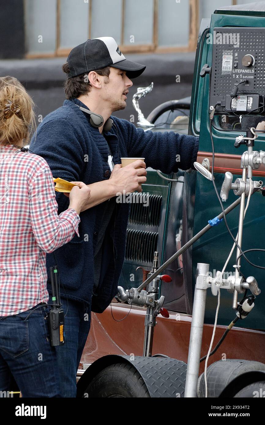 Exclusive Director James Franco and cast on the set of "Bukowski" in ...