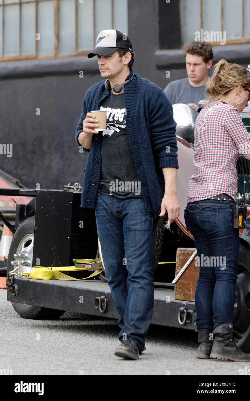 Exclusive Director James Franco and cast on the set of "Bukowski" in ...