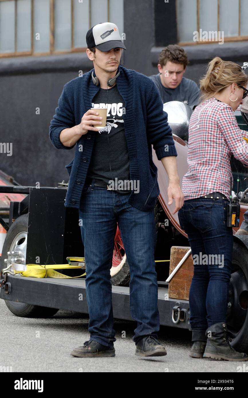 Exclusive Director James Franco and cast on the set of "Bukowski" in ...