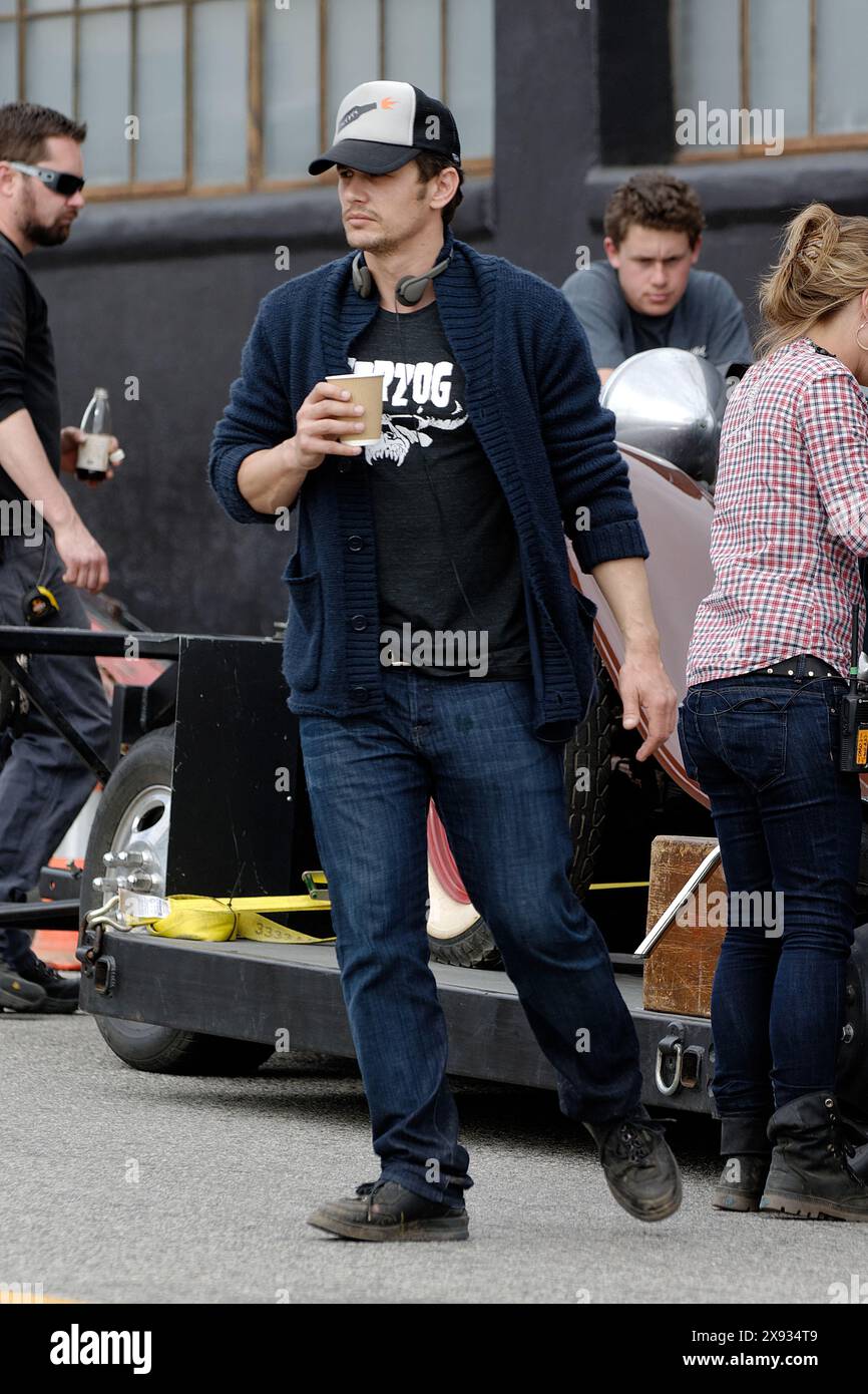 Exclusive Director James Franco and cast on the set of "Bukowski" in ...