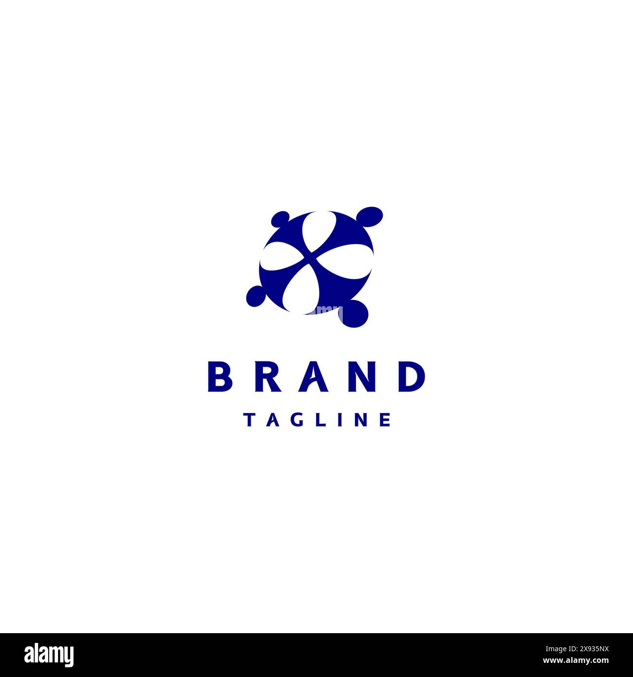 Four People Icons Gathered Together Logo Design. Logo Templates About ...