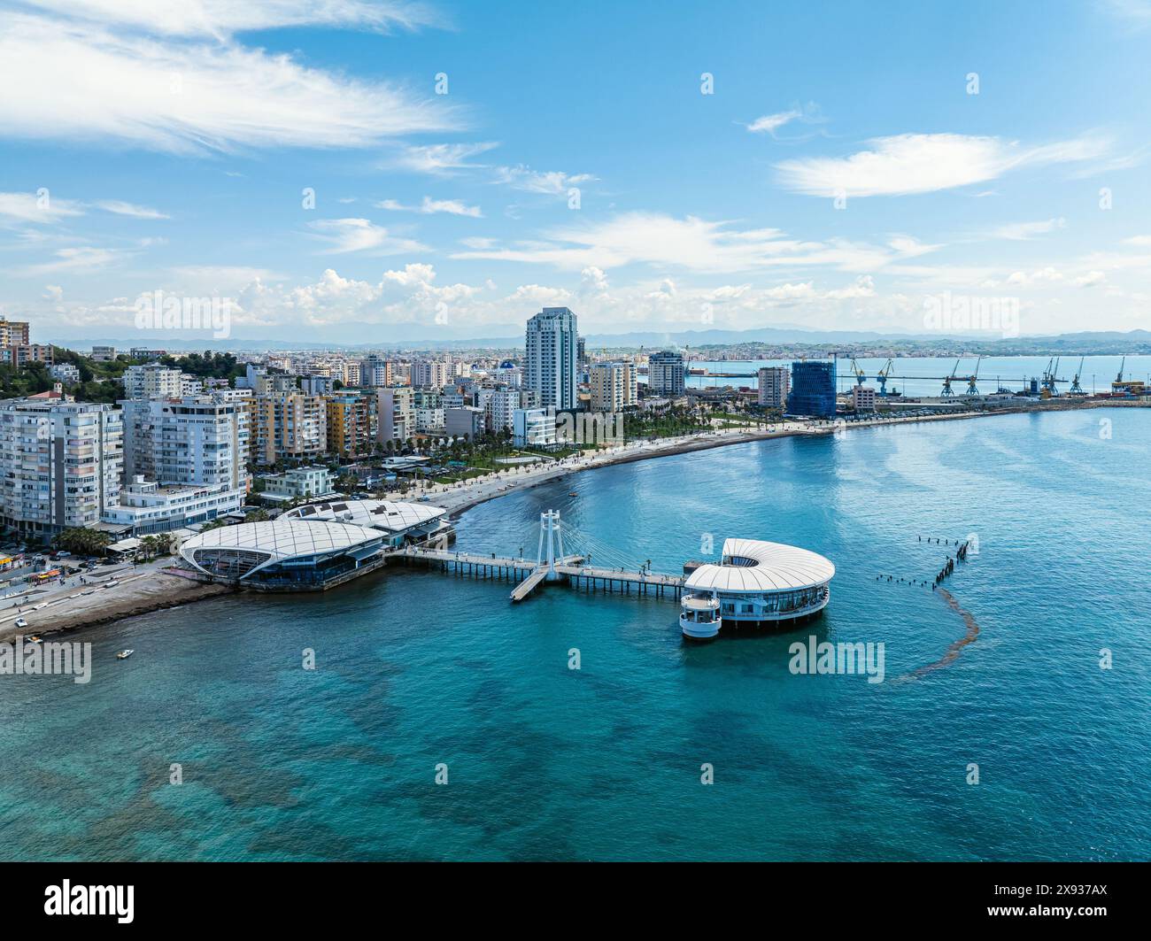Beach in durres albania hi-res stock photography and images - Alamy