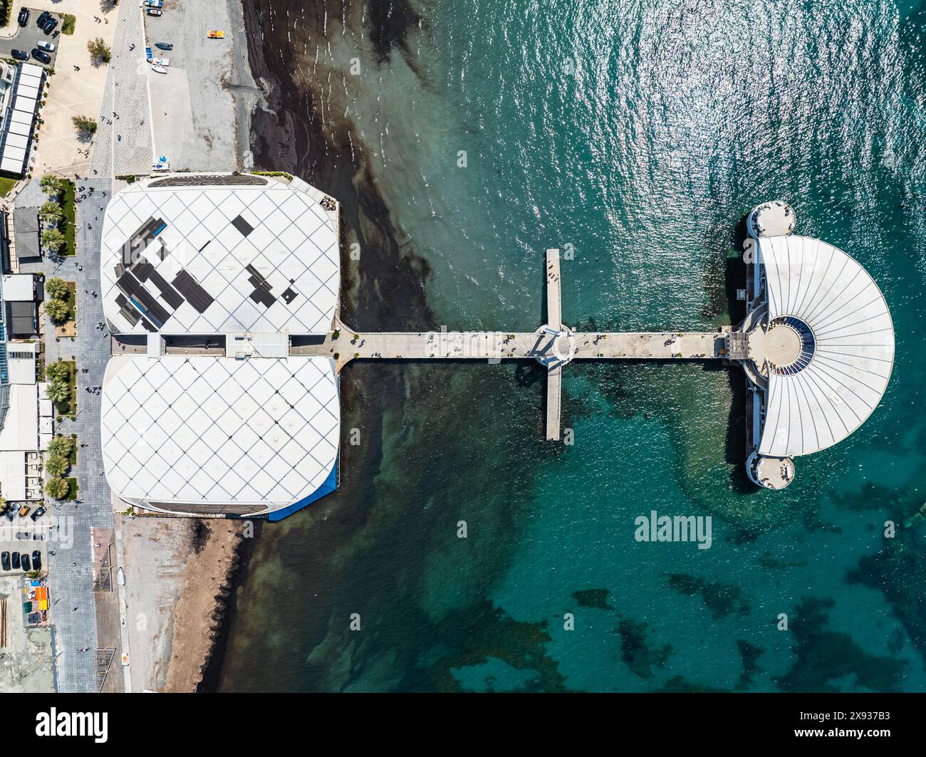 Drone over landscape adriatic sea hi-res stock photography and images ...