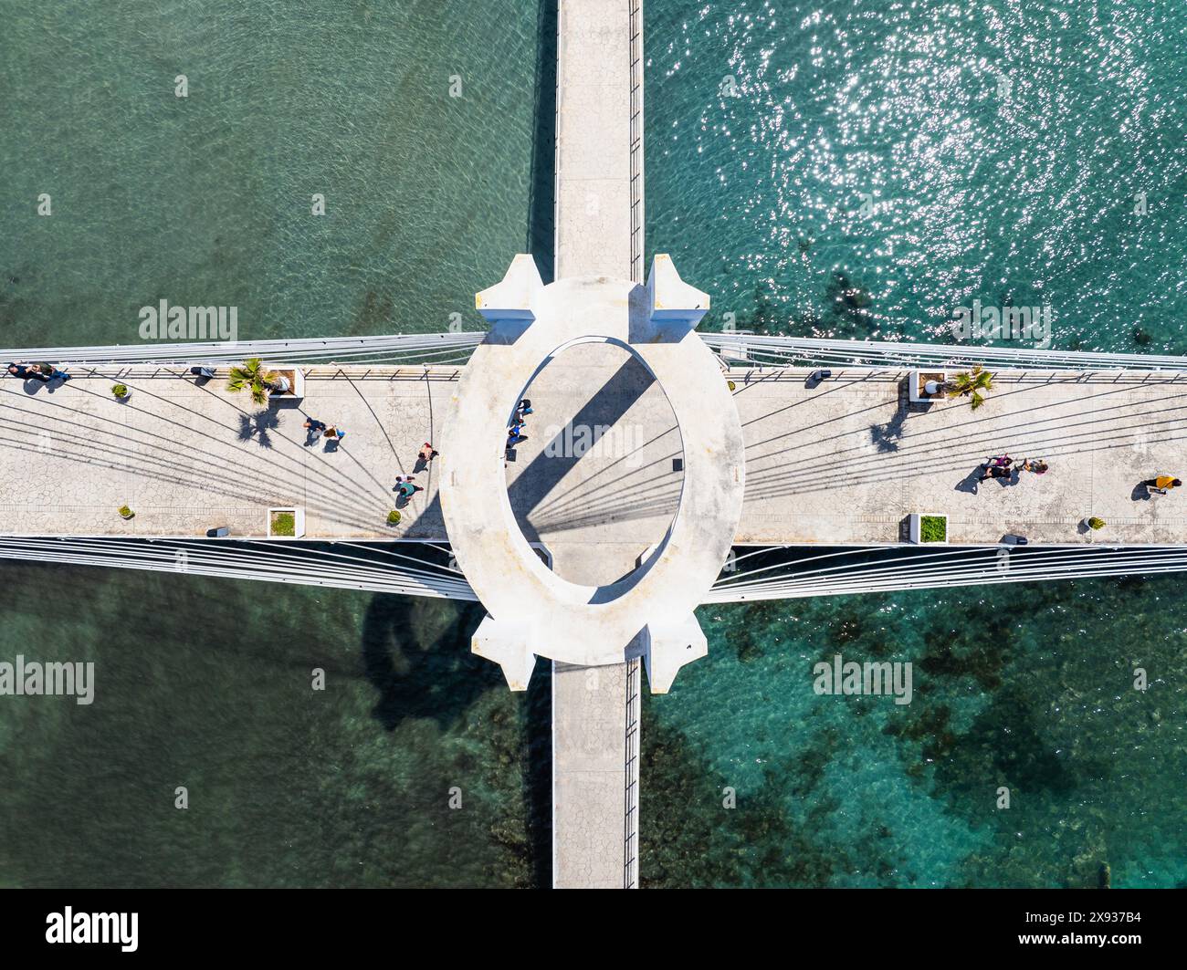 Drone over landscape adriatic sea hi-res stock photography and images ...