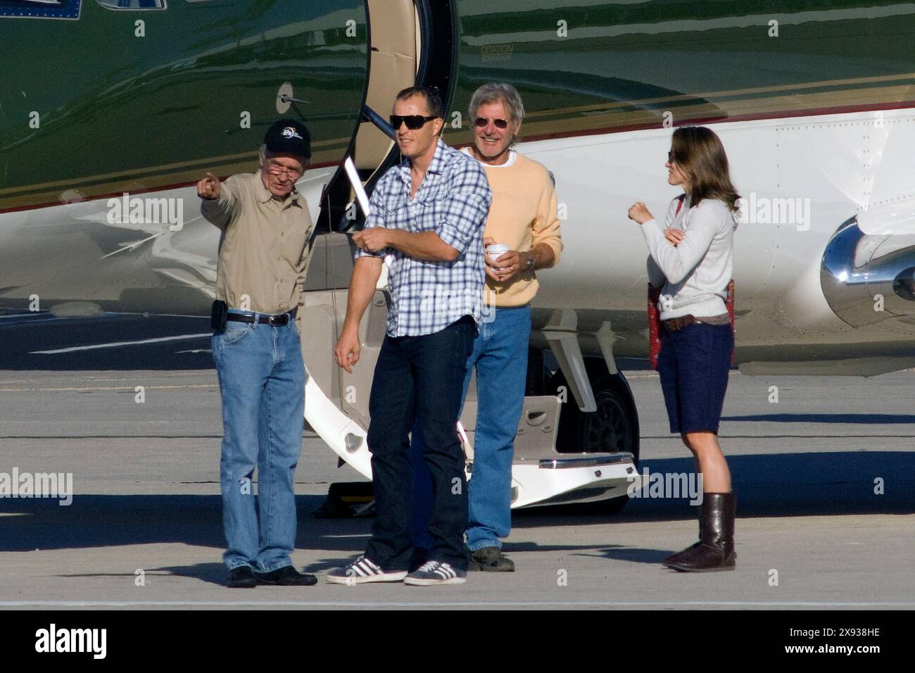 Exclusive. Harrison Ford left for the Labor Day weekend with his wife ...