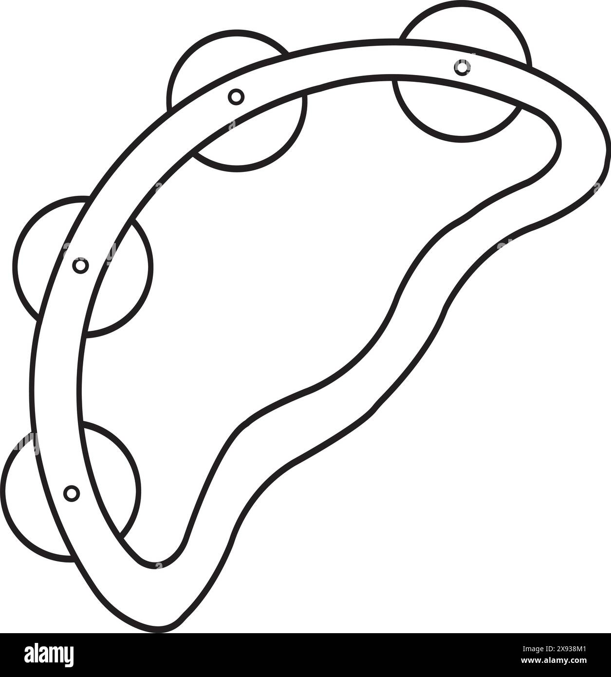 Tambourine icon traditional musical instruments vector illustration ...