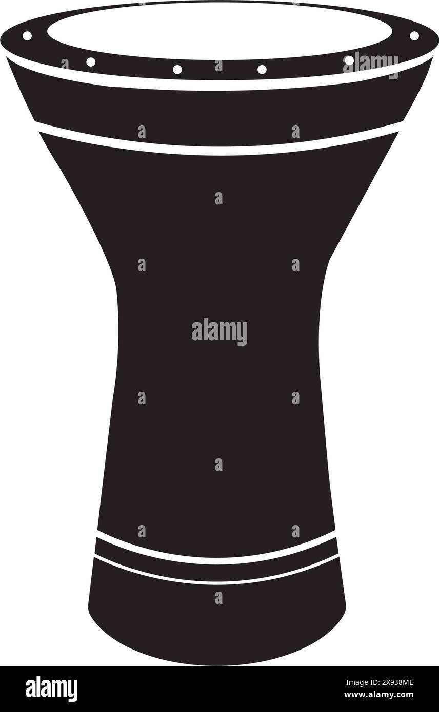 Darbuka icon, a traditional percussion musical instrument from the ...