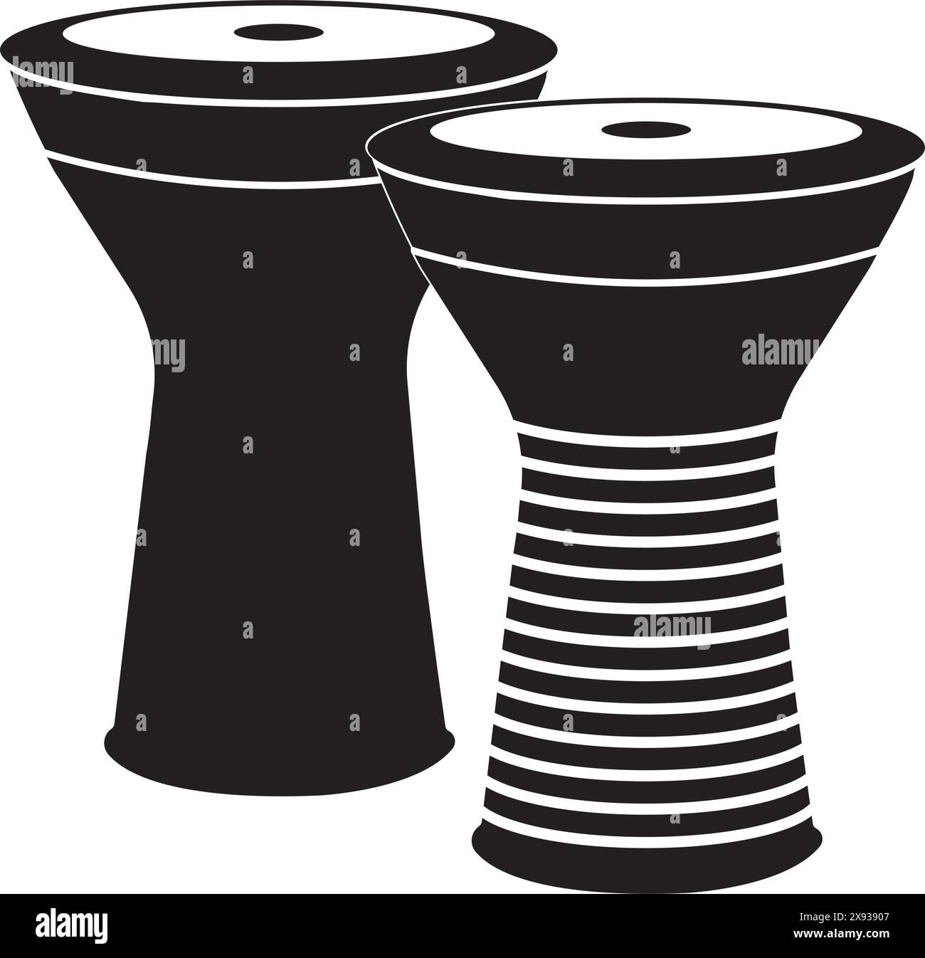 Darbuka icon, a traditional percussion musical instrument from the ...