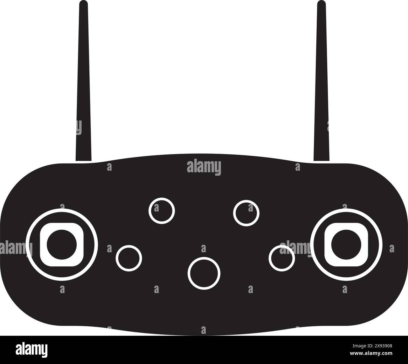 Remote control drone icon vector design template Stock Vector Image ...