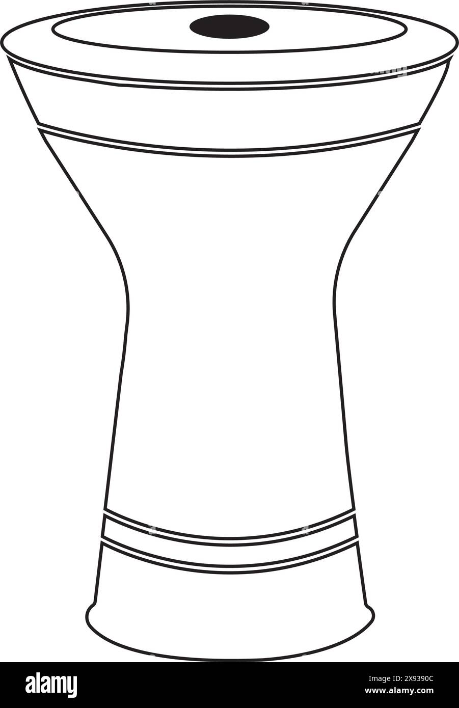 Darbuka icon, a traditional percussion musical instrument from the ...